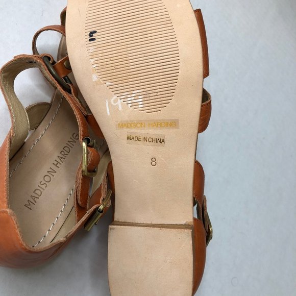 Madison Harding | Shoes | New Madison Harding Womens Flat Sandals ...